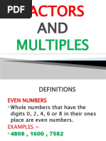 Grade 7 Factors & Multiples Worksheet | PDF