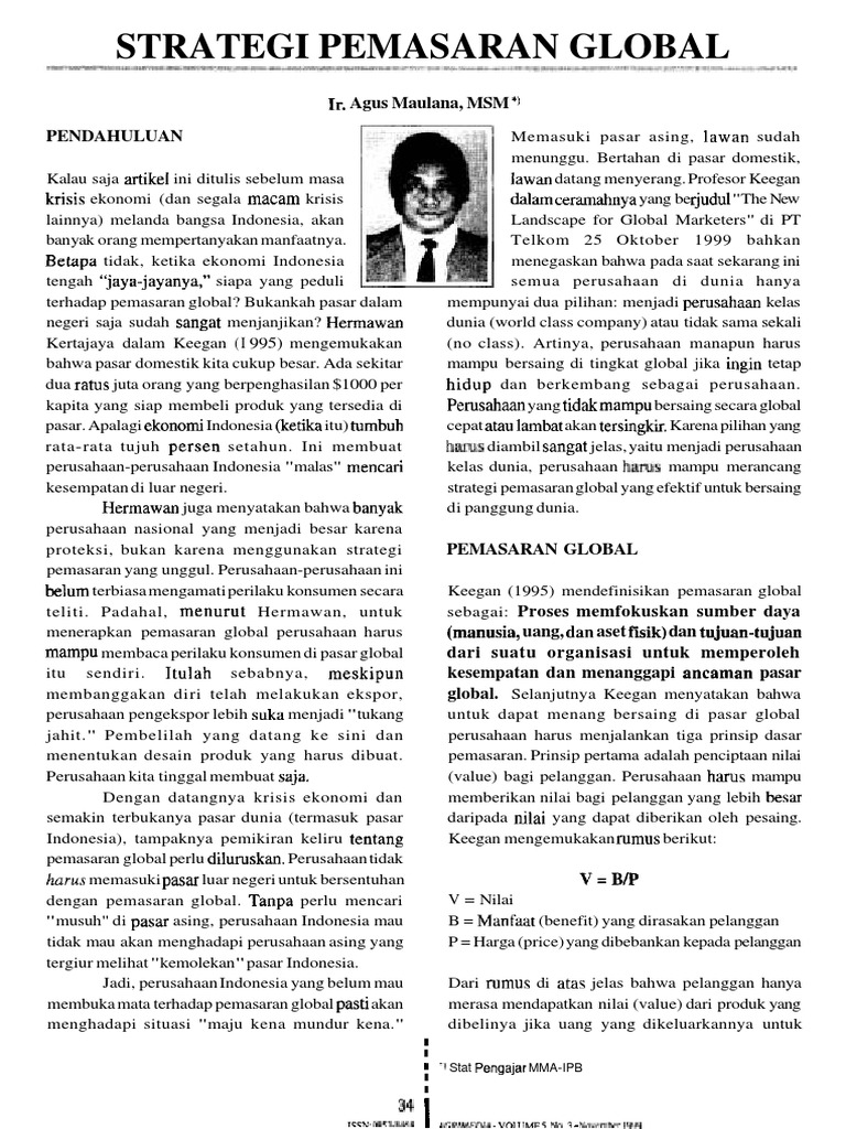 Pemasaran Global | PDF