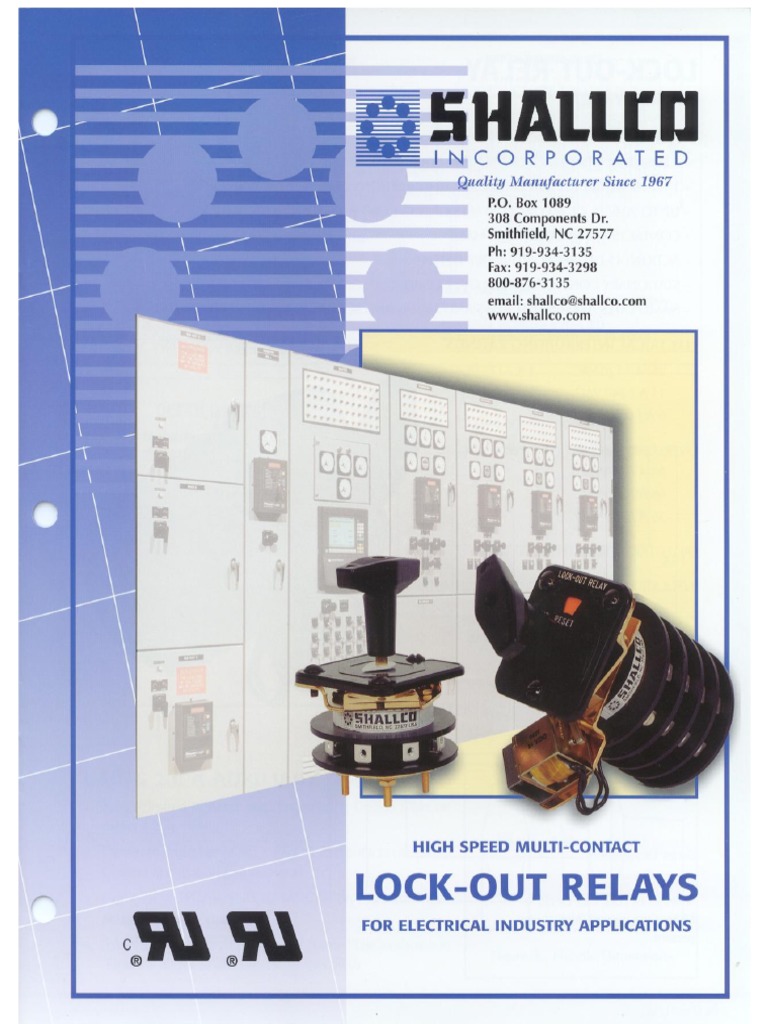 Lock Out Relays | PDF