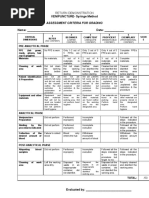 Cocktail and Mocktail Mixing Rubrics | PDF | Bartending | Mixed Drinks