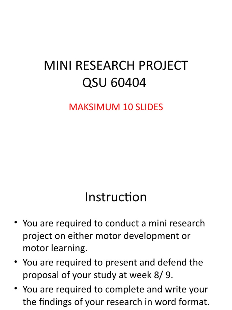 Mini Project Proposal | PDF | Statistics | Data