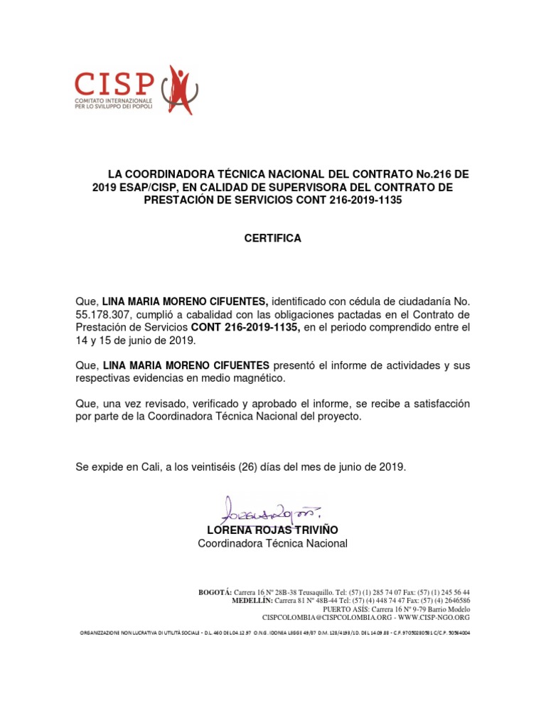 Certificados Docencia | PDF