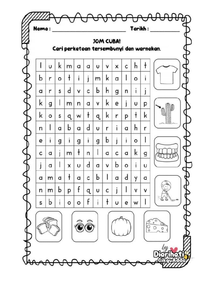 Perkataan Sembunyi T1 | PDF