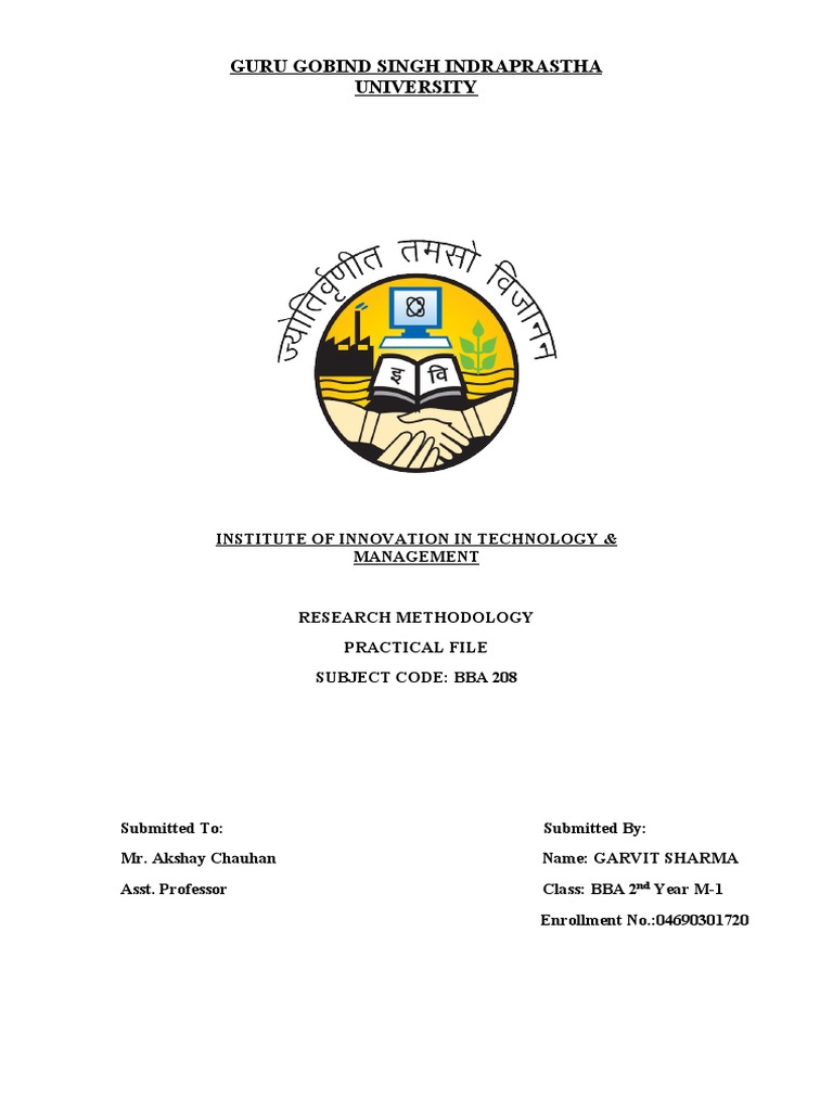 RM Practical File | PDF | Statistics | Data Analysis