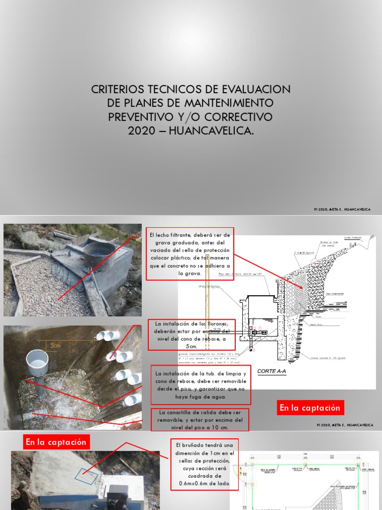 Criterios Tecnicos Mantenimiento | PDF | Tornillo | Tubería (transporte de fluidos)