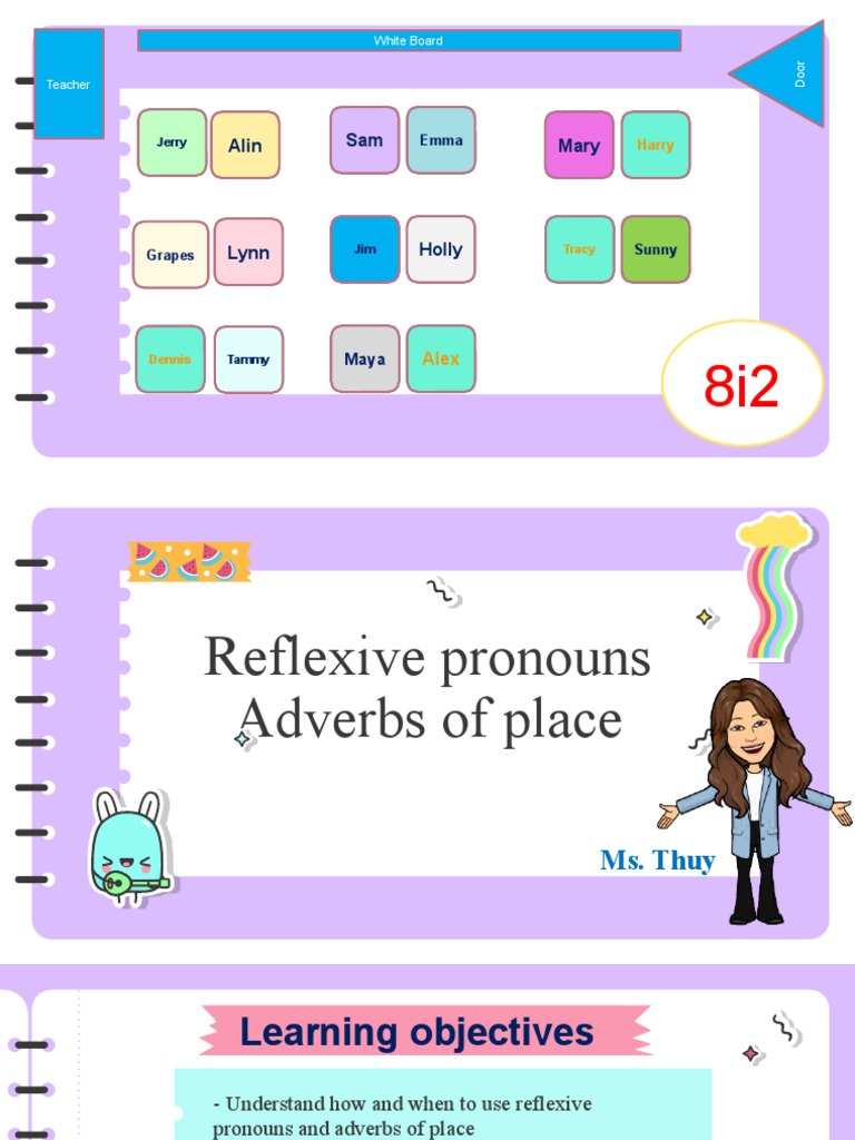 Reflexive Pronouns & Adverbs of Place | PDF | Language Arts & Discipline