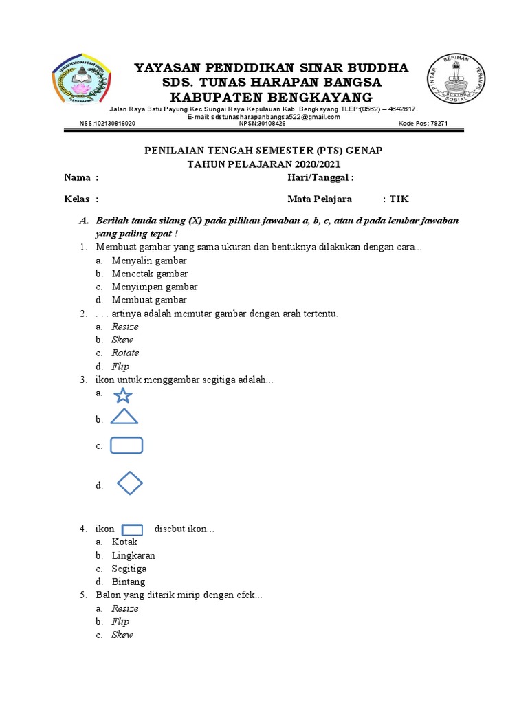 Soal Tik 2 | PDF