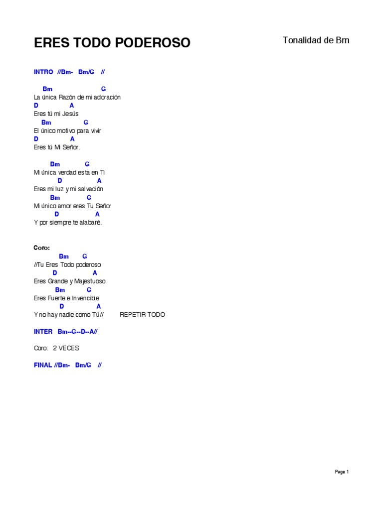 Eres Todo Poderoso | PDF