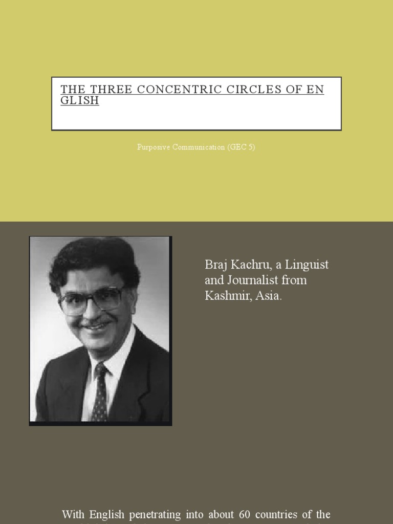 The Three Concentric Circles of English | PDF | English Language ...