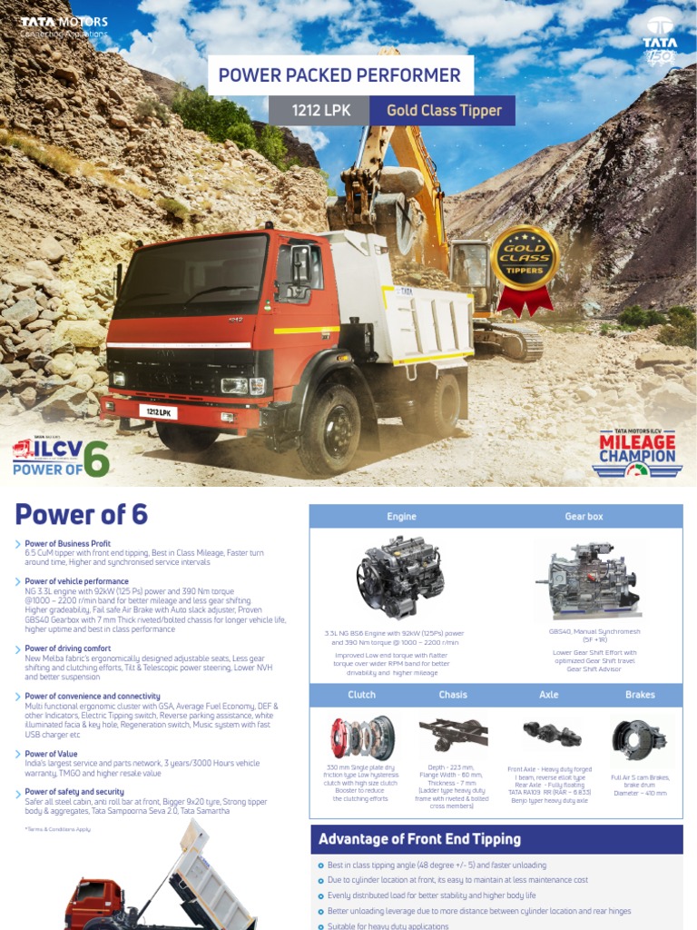 TATA 1212 LPK Overview - Specs, Features & Images | PDF | Manual ...