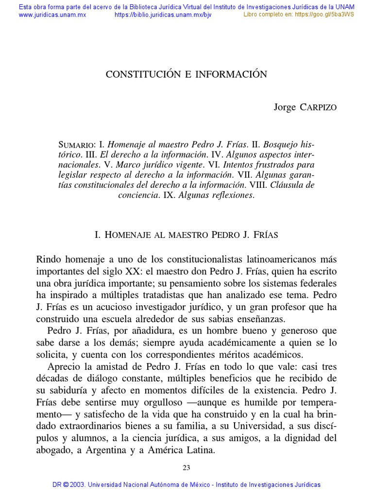 Constitución Mexicana Pdf Constitución México
