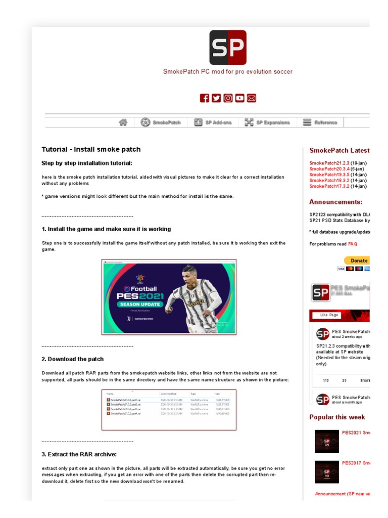 Tutorial - Install Smoke Patch - SmokePatch | PDF | Computer File | Directory (Computing)