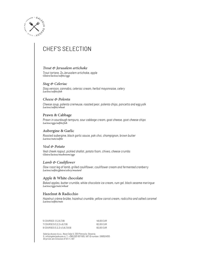 A La Carte en | PDF | Cooking, Food & Wine