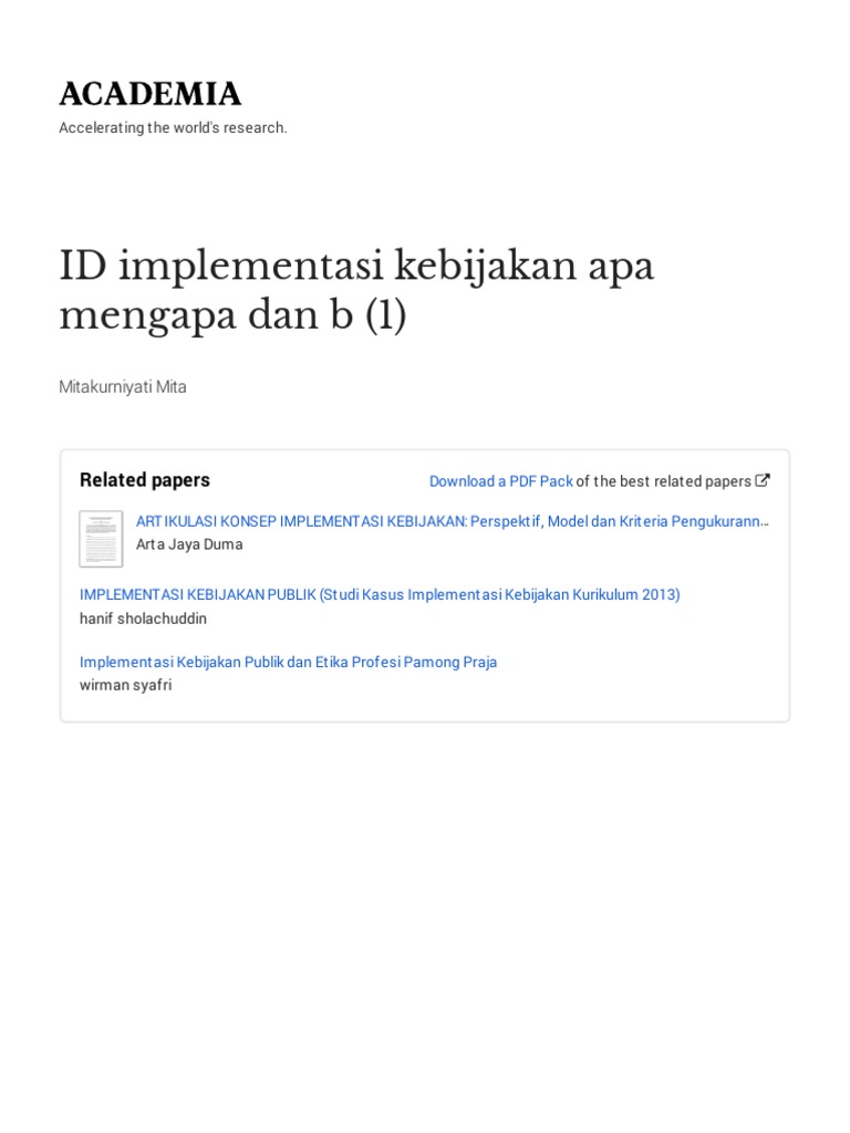 ID Implementasi Kebijakan Apa Mengapa Dan B 120191028 16634 1fq32g7 ... ID Implementasi Kebijakan Apa Mengapa Dan B 120191028 16634 1fq32g7 ...