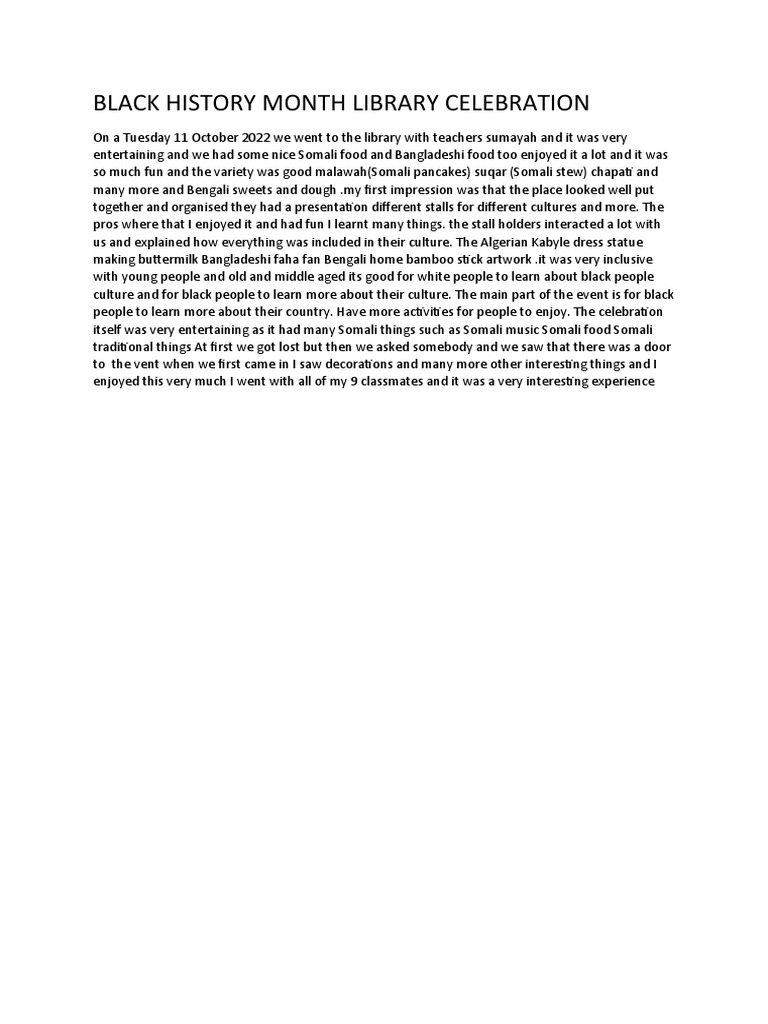 BHM Rise Event HW | PDF