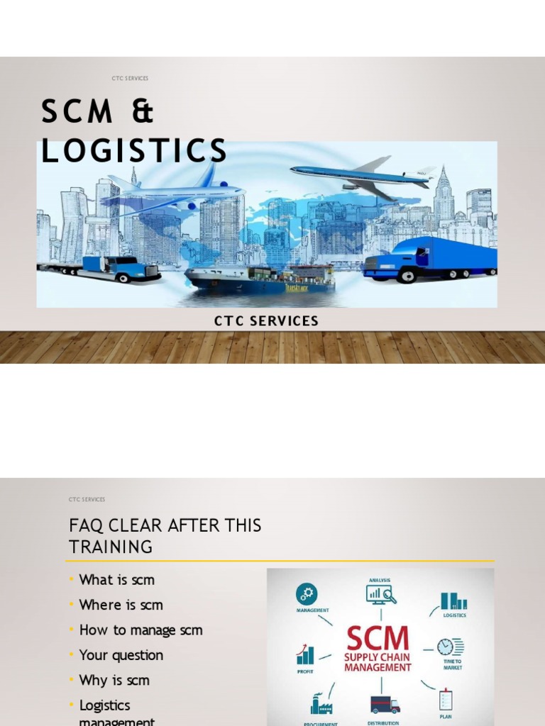 SCM PPT Final | PDF | Supply Chain Management | Supply Chain
