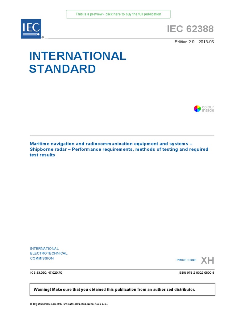 Info Iec62388 (Ed2.0) en | PDF | Radar | International Electrotechnical ...