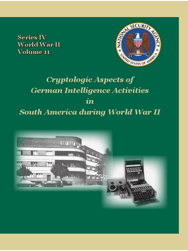 WWII German Intelligence in S. America | PDF | Espionage | Nazi Germany