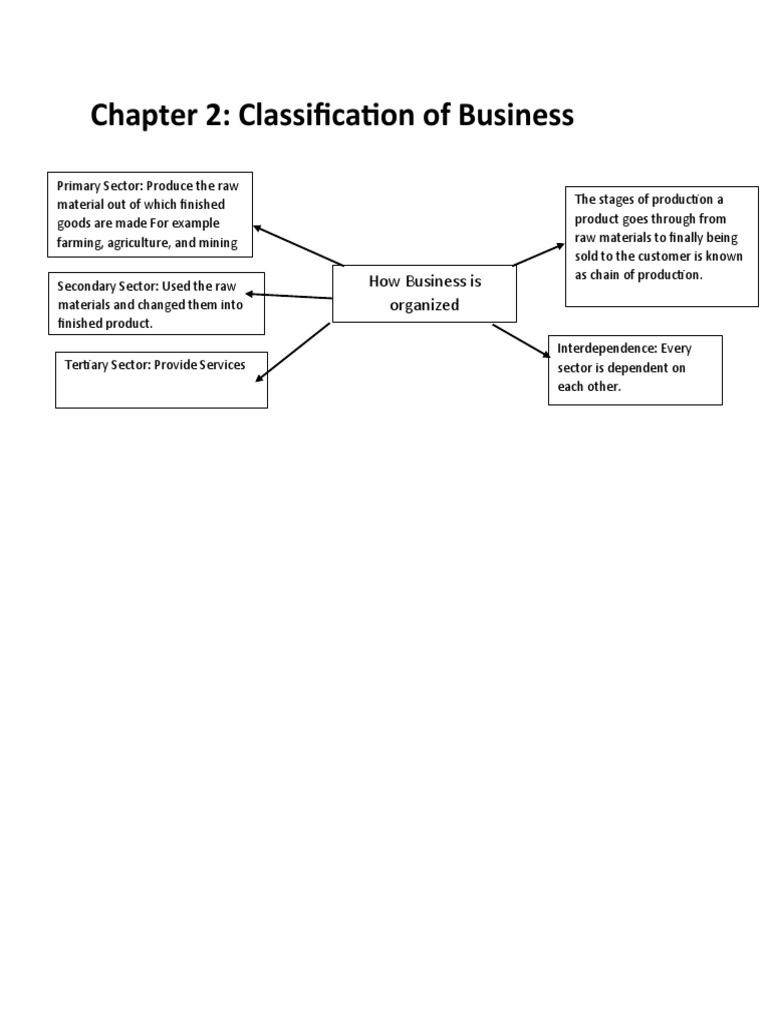 Chapter 2 Classification of Business | PDF | Technology & Engineering
