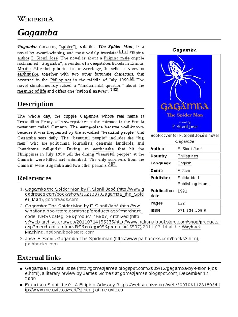 Gagamba | PDF | Novels