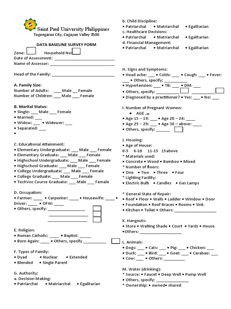 Baseline Data Form 1 | PDF | Refrigeration | Foods