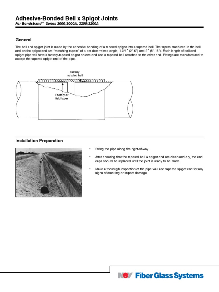 INS3000ENG Bondstrand 3000 Series Installation Instructions | PDF ...