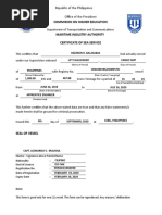 Certificate of Sea Service Template | PDF | Business