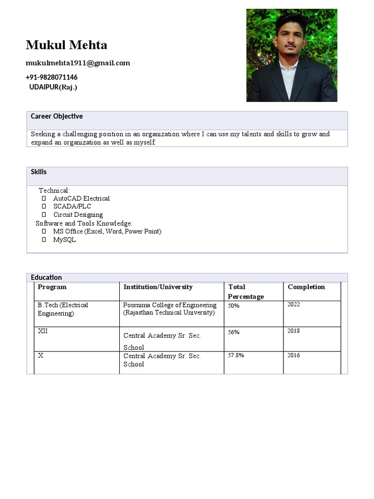 Mukul Mehta - Pce18ee040 | PDF