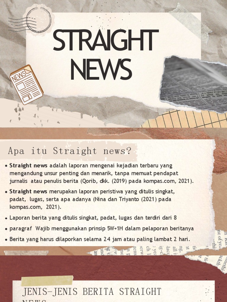 Materi Straight News | PDF
