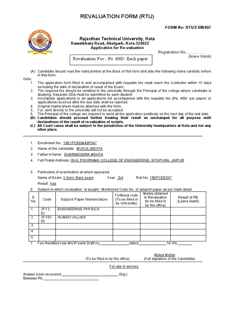 Reval Form | PDF | Government | Justice