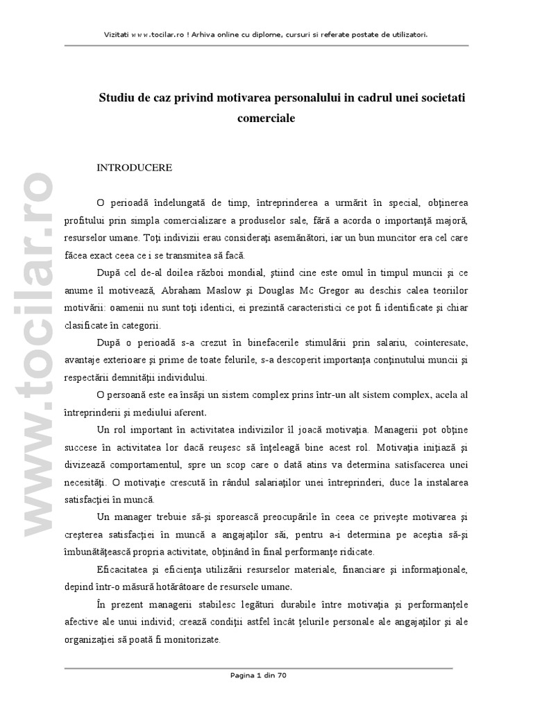 Motivarefidelizare Angajati | PDF