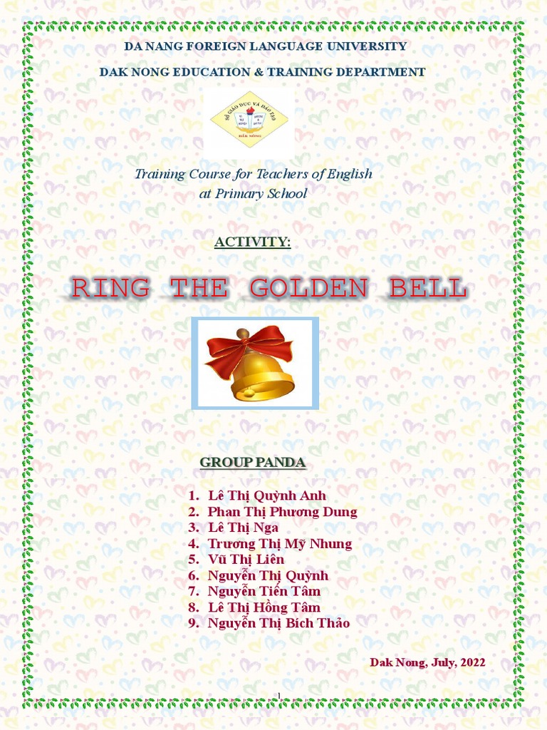 Ring the Golden Bell Event Plan | PDF | Vietnam