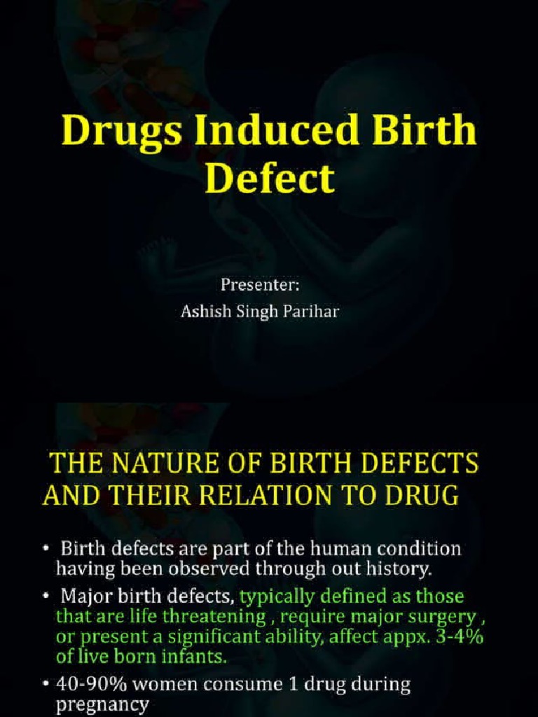 Drug Induced Birth Defect | PDF
