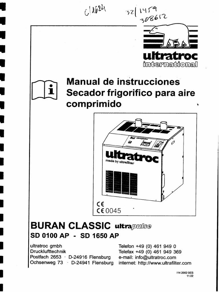 Ultratroc Buran Sd0100-Sd1650 - Instrucciones y Lista | PDF
