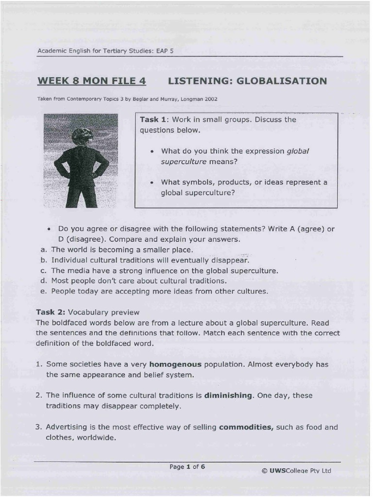 Listenning Globalisation | PDF
