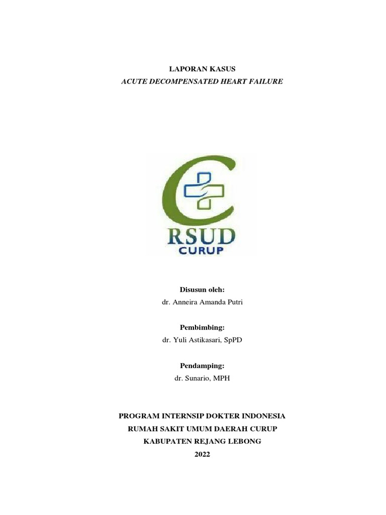 Lapkas ISHIP - ADHF | PDF