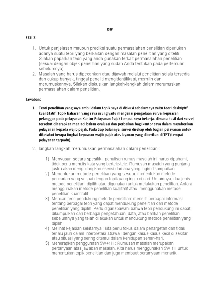 ISIP-sesi 3 | PDF