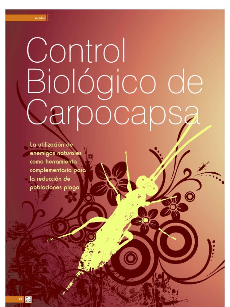 Control Biológico de Carpocapsa | PDF | Insectos beneficiosos | Plaga (organismo)