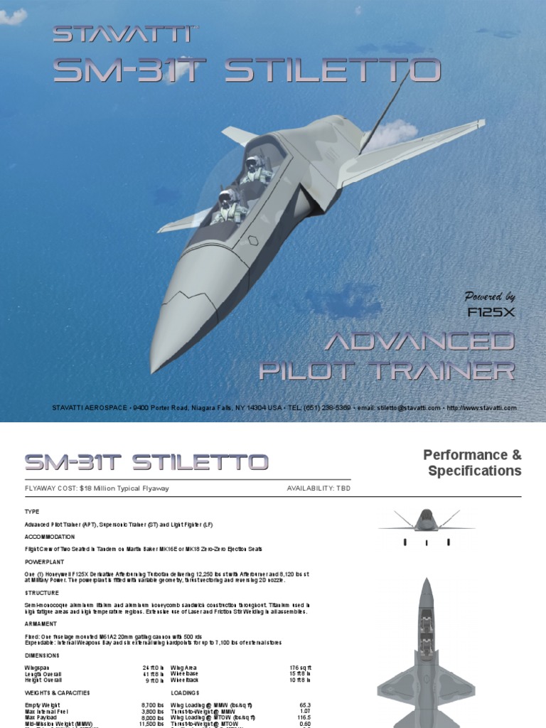 SM-31T Stiletto Linecard in A US Navy Livery | PDF | Jet Aircraft ...