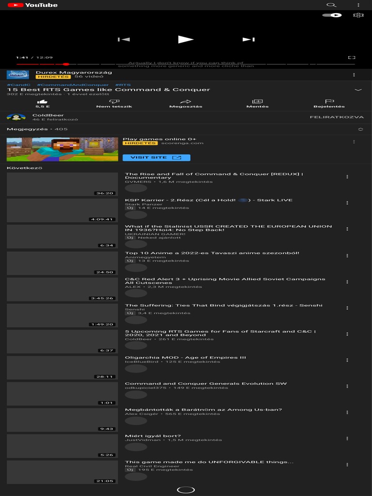 15 Best RTS Games Like Command & Conquer - YouTube 2 | PDF