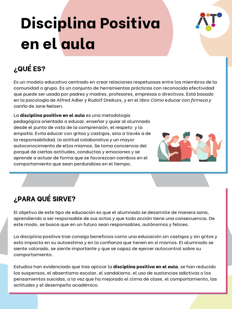 Disciplina Positiva en El Aula | PDF | Salón de clases | Comportamiento