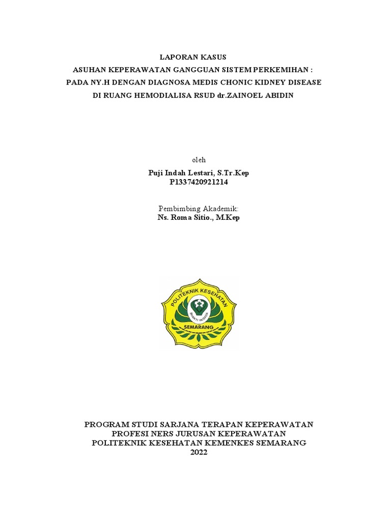 Asuhan Keperawatan CKD dengan HD | PDF | Kesehatan Holistik
