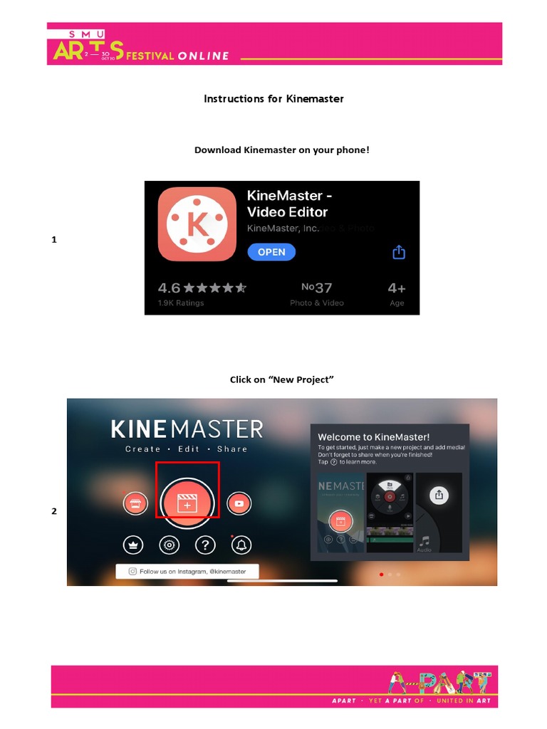 Kinemaster Video Project Instructions | PDF | Computers