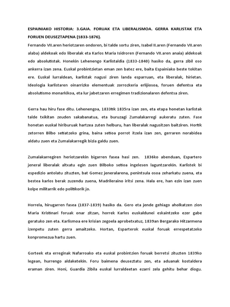 HISTORIA DE ESPAÑA 3. GAIA GARATUA | PDF
