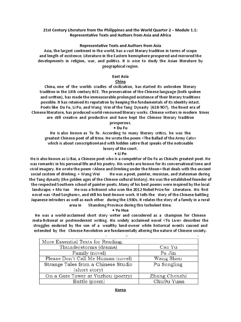 Module 1-Handout | PDF | China | World Politics