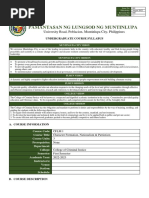 Philippine College of Criminology: Course Module For Character ...