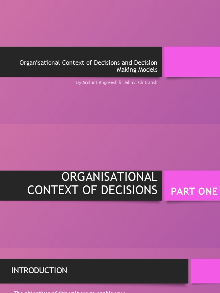 Decision-Making Models in Organizations | PDF | Policy | Decision Making
