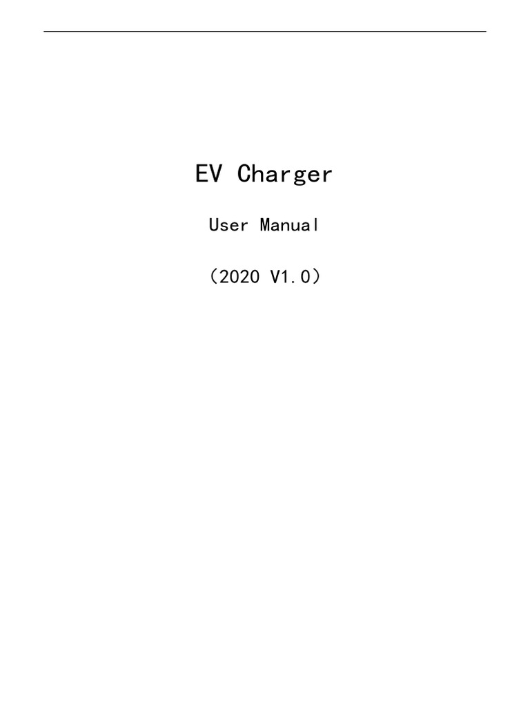 EV Charger | Download Free PDF | Fuse (Electrical) | Battery Charger