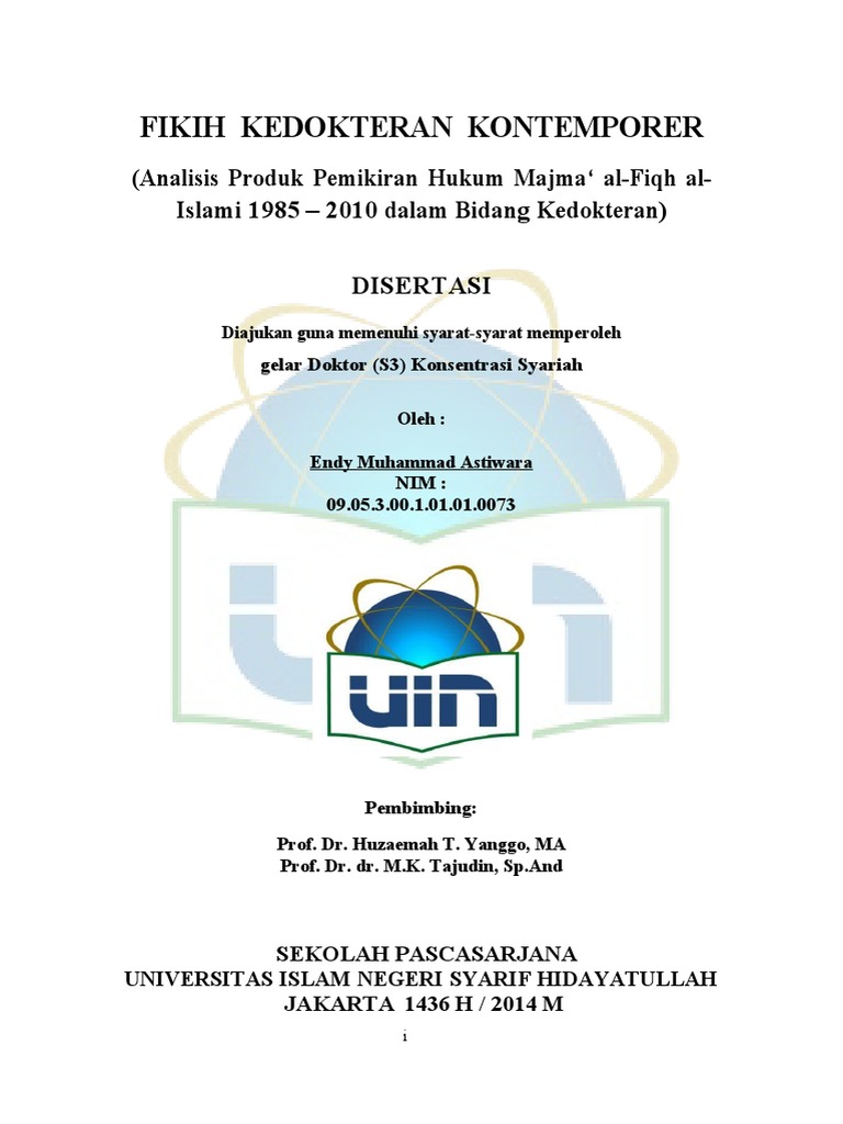 Endy Astiwara - Fikih Kedokteran Kontemporer | PDF