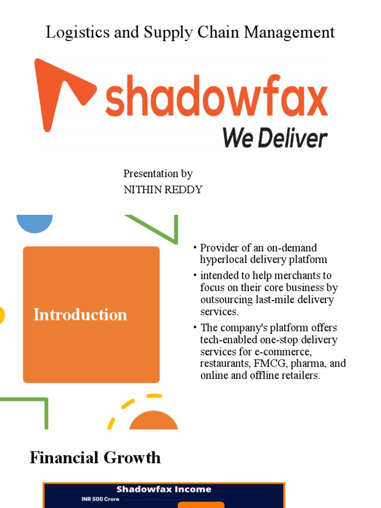 Shadowfax | PDF | Supply Chain | Logistics